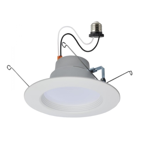 Satco 7W/10W/13W LED Round Retrofit Downlight, 120V, SelectCCT & Lumens ...