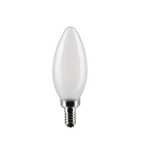 Satco 3W LED B11 Bulb, Dimmable, E12, 200 lm, 120V, 2700K, Frosted ...