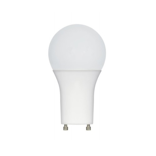 Satco 11.5W LED A19 Bulb, Dimmable, GU24, 1100 lm, 120V, 2700K, White ...
