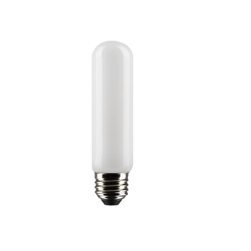Satco 8W LED T10 Bulb, Dimmable, E26, 720 lm, 120V, 3000K, Frosted (Satco S21353 ...