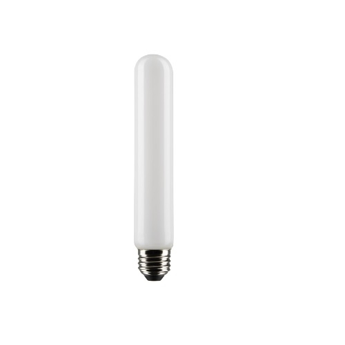 Satco 8W LED T9 Bulb, Dimmable, E26, 700 lm, 120V, 2700K, Frosted (Satco S21356) | HomElectrical.com