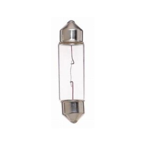 Satco 2W LED Miniature Indicator Festoon Bulb, T3, 12V, 3000K, Clear ...