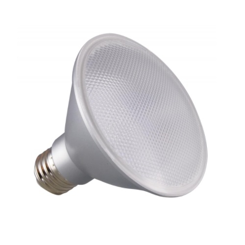 Satco 12.5W LED PAR30 Bulb, Short Neck, Dimmable, 60 Degree Beam, E26 ...