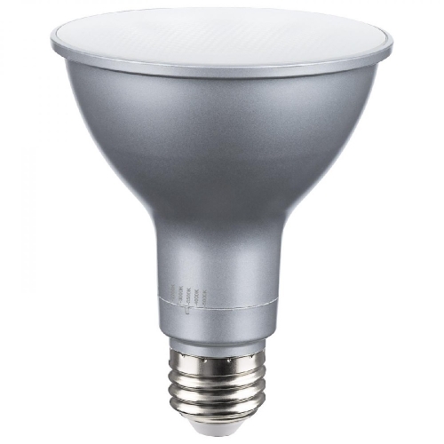 Satco 15W LED PAR30 Bulb, Long Neck, Flood, E26, 120V, CCT Select ...