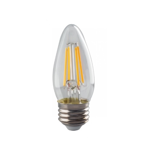 SATCO 4W LED B11 Bulb, 40W Inc. Retrofit, E26, 350 lm, 120V, 2700K ...