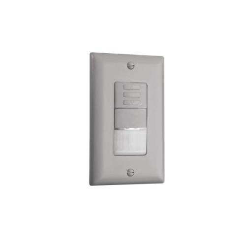 Steinel PIR Occupancy Sensor Wall Switch w/ Dimming, 120/230/27V, Gray ...
