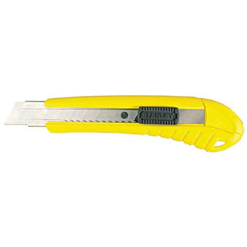 Stanley Standard Snap-Off Knife, 18mm (Stanley 10-280) | HomElectrical.com