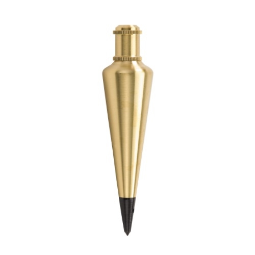 Stanley 8.7-in Brass Plumb Bob w/ Replaceable Steel Tip, 8 oz (Stanley ...