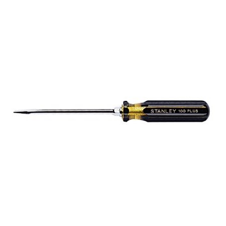Stanley 100 Plus Round Blade Standard Tip Screwdriver, 6'' Shank ...