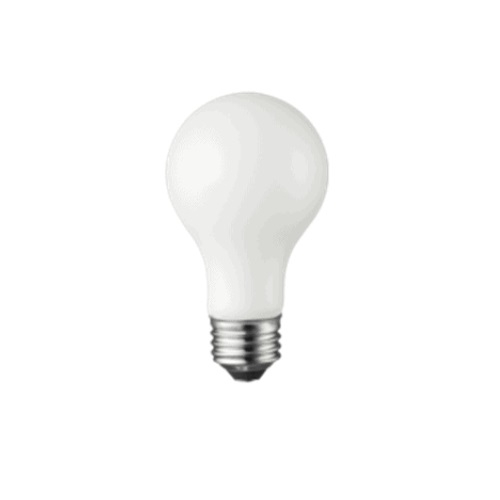 TCP Lighting 8W LED A19 Bulb, Dimmable, Omnidirectional, E26, 3000K, 4 ...