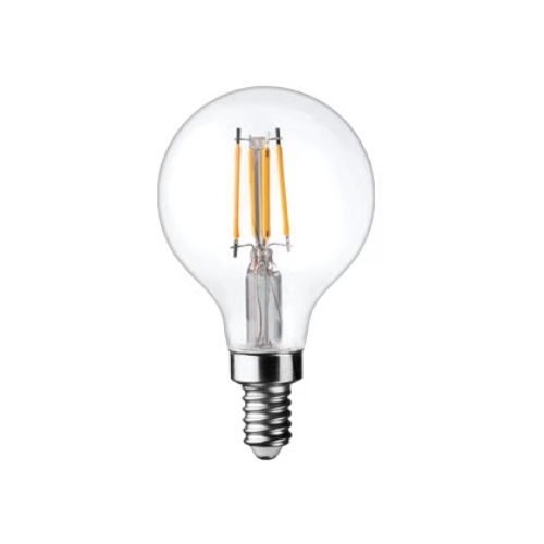 TCP Lighting 3W LED G16 Bulb, Dimmable, E12, 250 lm, 120V, 2400K, Clear ...