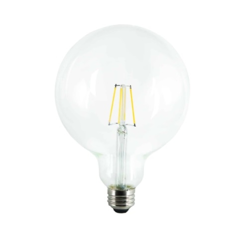 TCP Lighting 4.5W LED G40 Bulb, Dimmable, E26, 450 lm, 120V, 3000K ...
