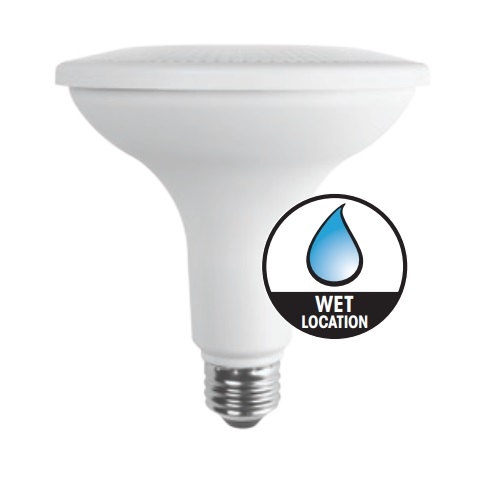 TCP Lighting 12.5W LED PAR38 Bulb, Narrow Flood, 120W Halogen Retrofit ...