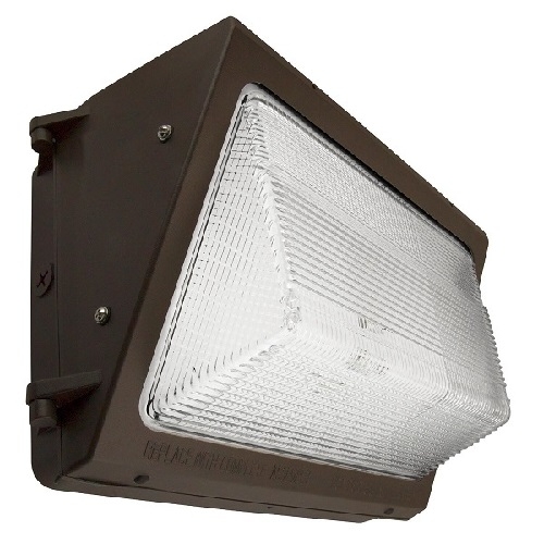 TCP Lighting 55W LED Wall Pack w/ Photocell, Semi Cut Off, Watt & CCT ...