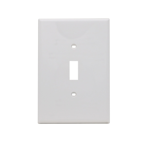 Tollea Toggle Switch Wall Plate, Mid Size, White (Tollea DZA-611L-W ...