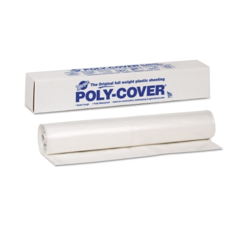 Warp 20-ft X 100-ft Poly-Cover Plastic Sheets, 4 Mil, Clear (Warp 4X20 ...