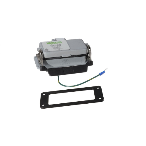 Wago 4.5-in Simplex Outlet w/ RJ45 Interface Connection (Wago 8000-100/ ...