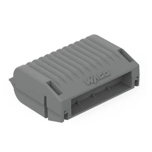 Wago Gelbox for 221, 10 AWG, 6 mm Connectors, Size 2, Gray (Wago ...