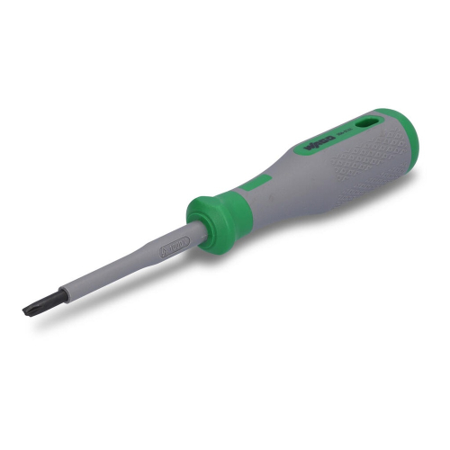 Wago 7.48-in VDE Screwdriver, Phillips & Flat Head, Size 2, Green/Gray ...