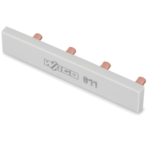 Wago 5 Way Insulated Jumper, 1000V, 63 Amp, Light Gray (Wago 811-475 ...