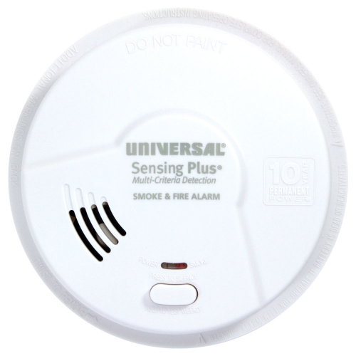 USI Sensing Plus Multi Criteria Smoke & Fire Alarm, 10 Year Sealed ...