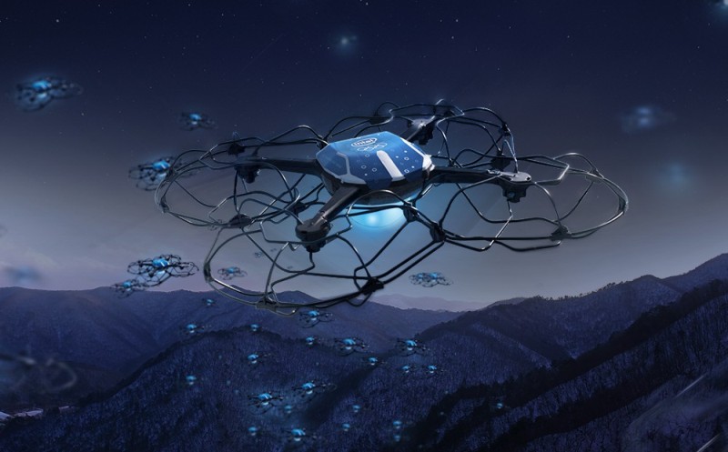 Intel’s Drone Illuminate Sky at the 2018 Winter Olympics ...