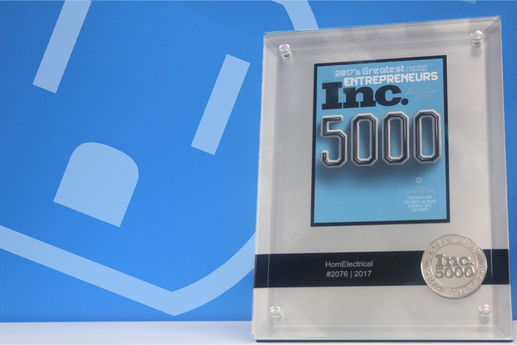 HomElectrical Makes the 2017 Inc Magazine 5000 List for Third ...